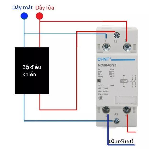 Khởi động từ giá hợp lý 220V CHINT NCH8 25A 40A 63A | Shopee Việt Nam