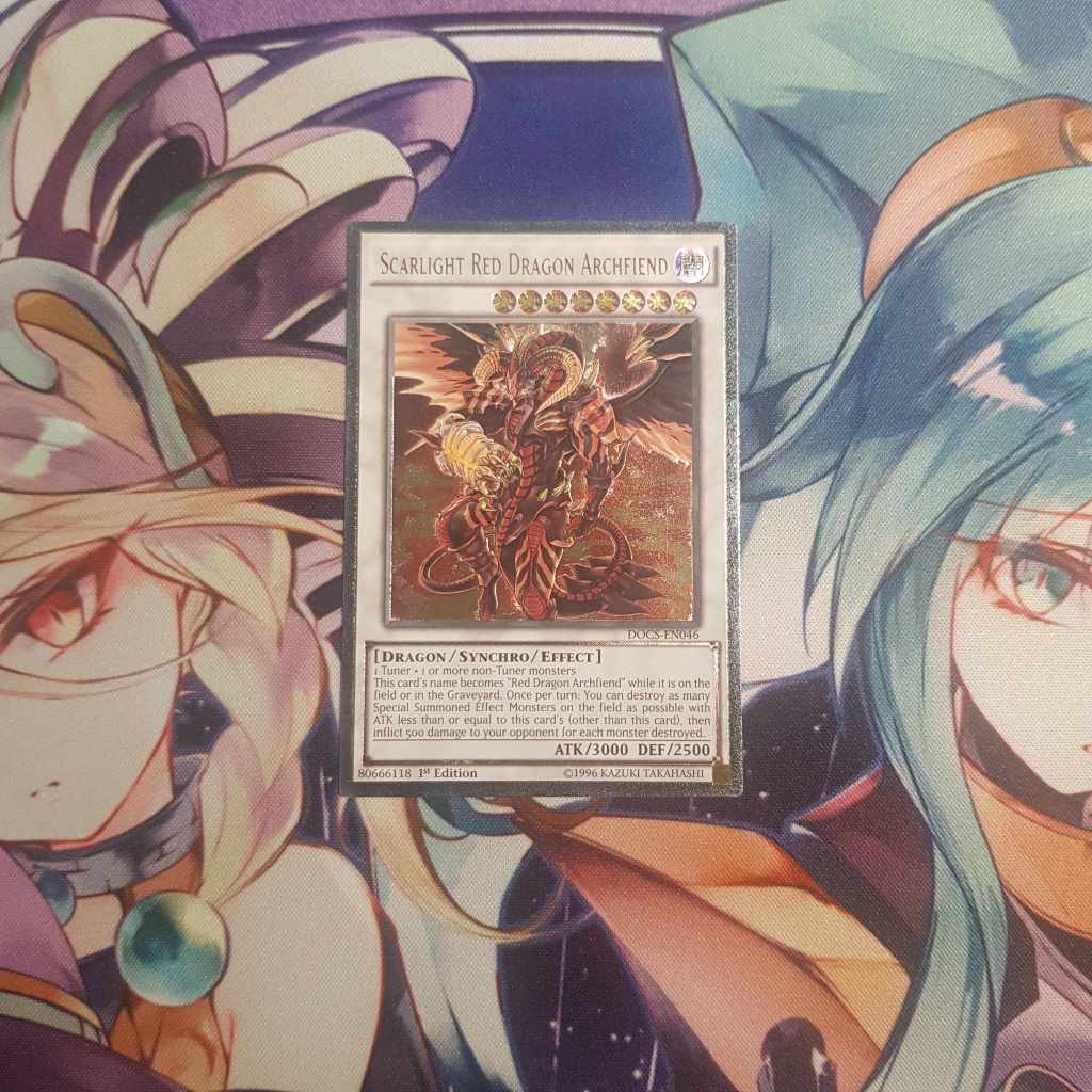 [Thẻ Yugioh] Scarlight Red Dragon Archfiend DOCS-EN046 | Shopee Việt Nam