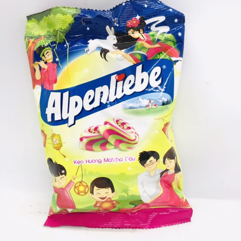 Kẹo Alpenliebe Hương Matcha Dâu( gói 115,5g) | Shopee Việt Nam