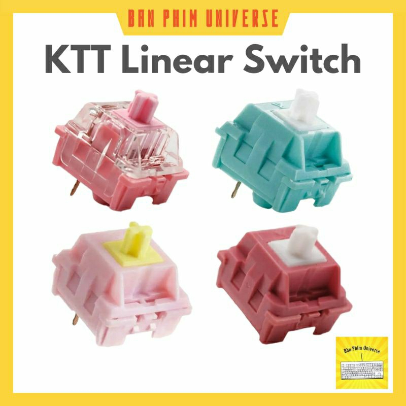Switch KTT grapefruit rose mint peach 3 PIN Linear 53g công tắc bàn ...