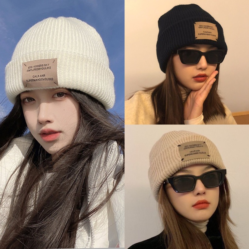 Mũ len cao cấp phong cách Unisex Nón len siêu xinh cho nam nữ | Shopee ...