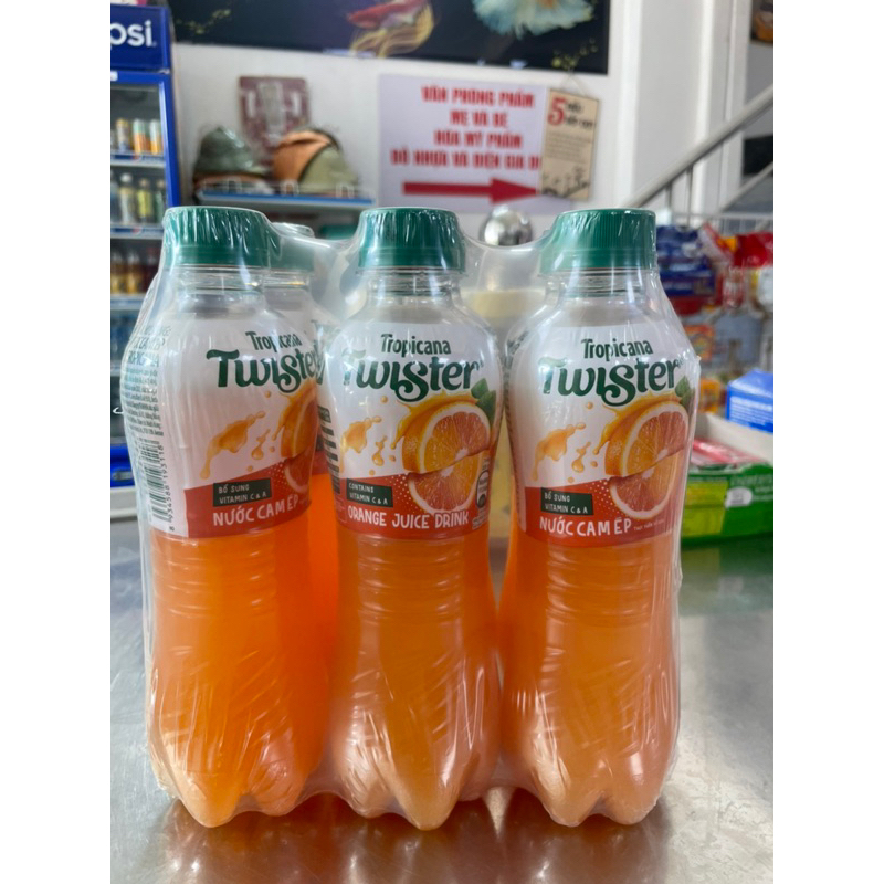 Lốc 6 chai nước cam twister 445ml | Shopee Việt Nam