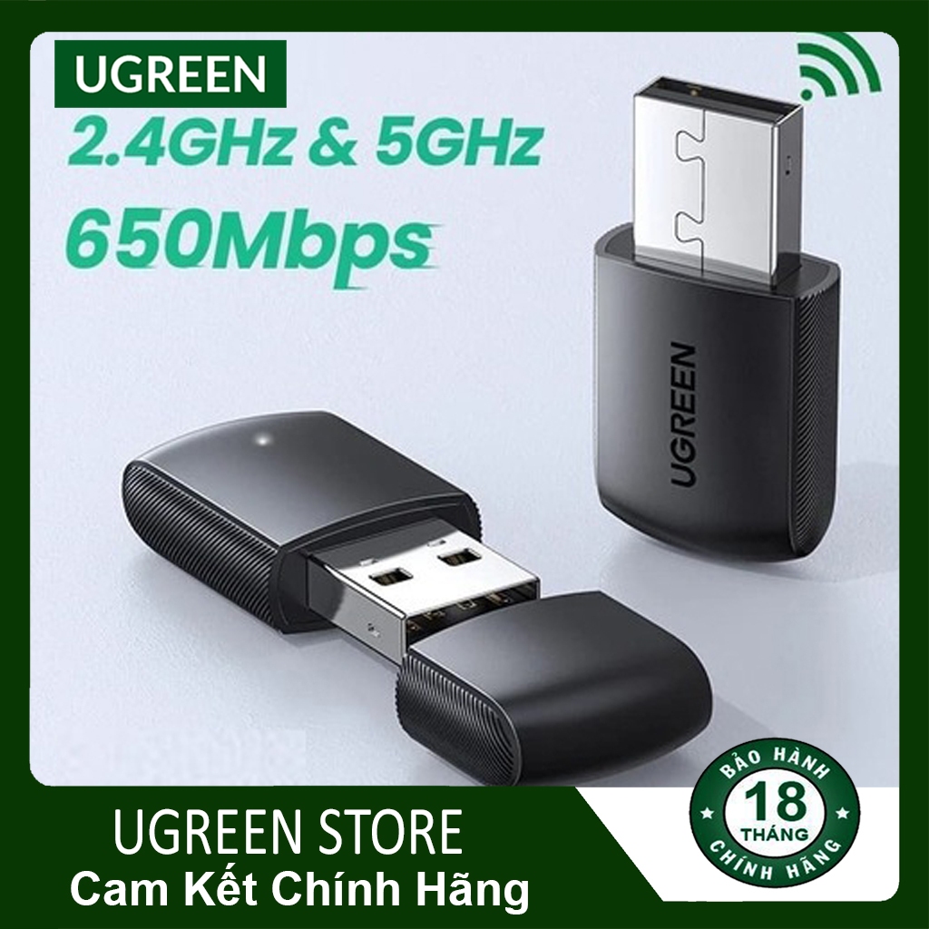 USB Wifi Ugreen 20204 CM448 Băng tần kép 5G & 2.4G - Cao Cấp Chính Hãng ...