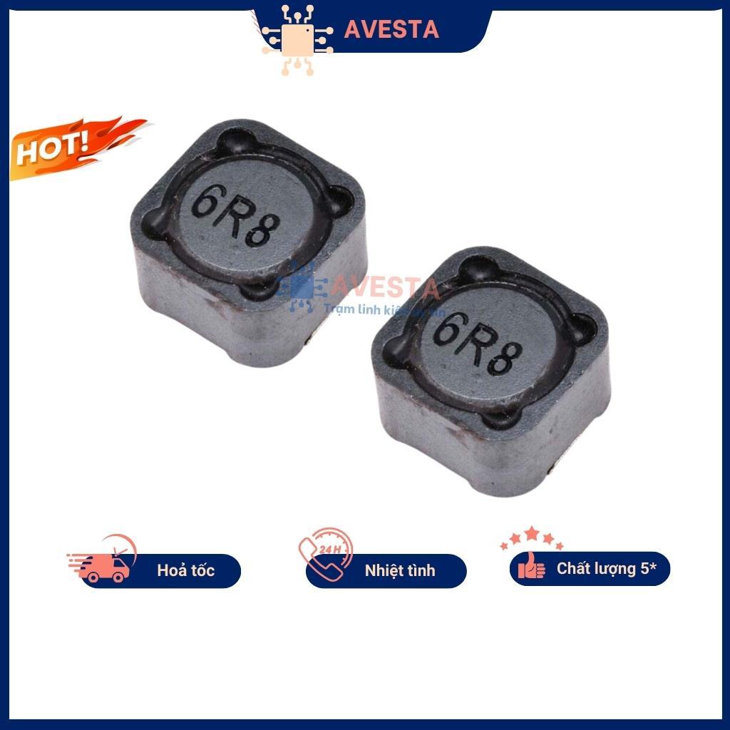 Cuộn cảm dán 6.8uH CD74R-6R8 7x7x4mm chính hãng avesta | Shopee Việt Nam
