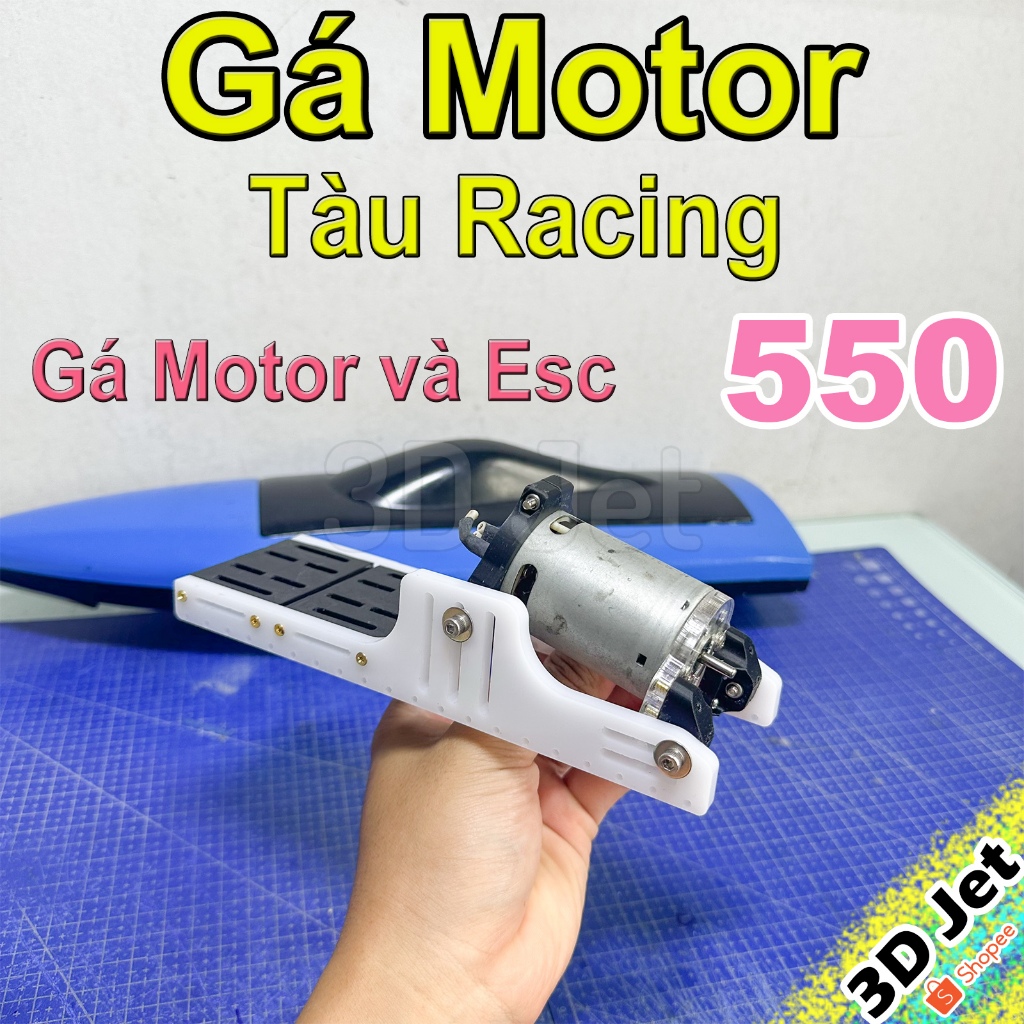 Gá Motor 550 cho Tàu Racing RC, Gá Động Cơ, Gá Motor RC cho Tàu Thuyền ...