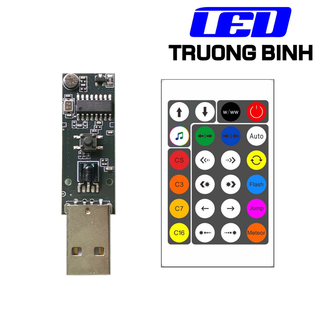 BT124M ZENGGE BỘ ĐIỀU KHIỂN LED FULL MÀU ARGB WS2812 HỖ TRỢ APP ...
