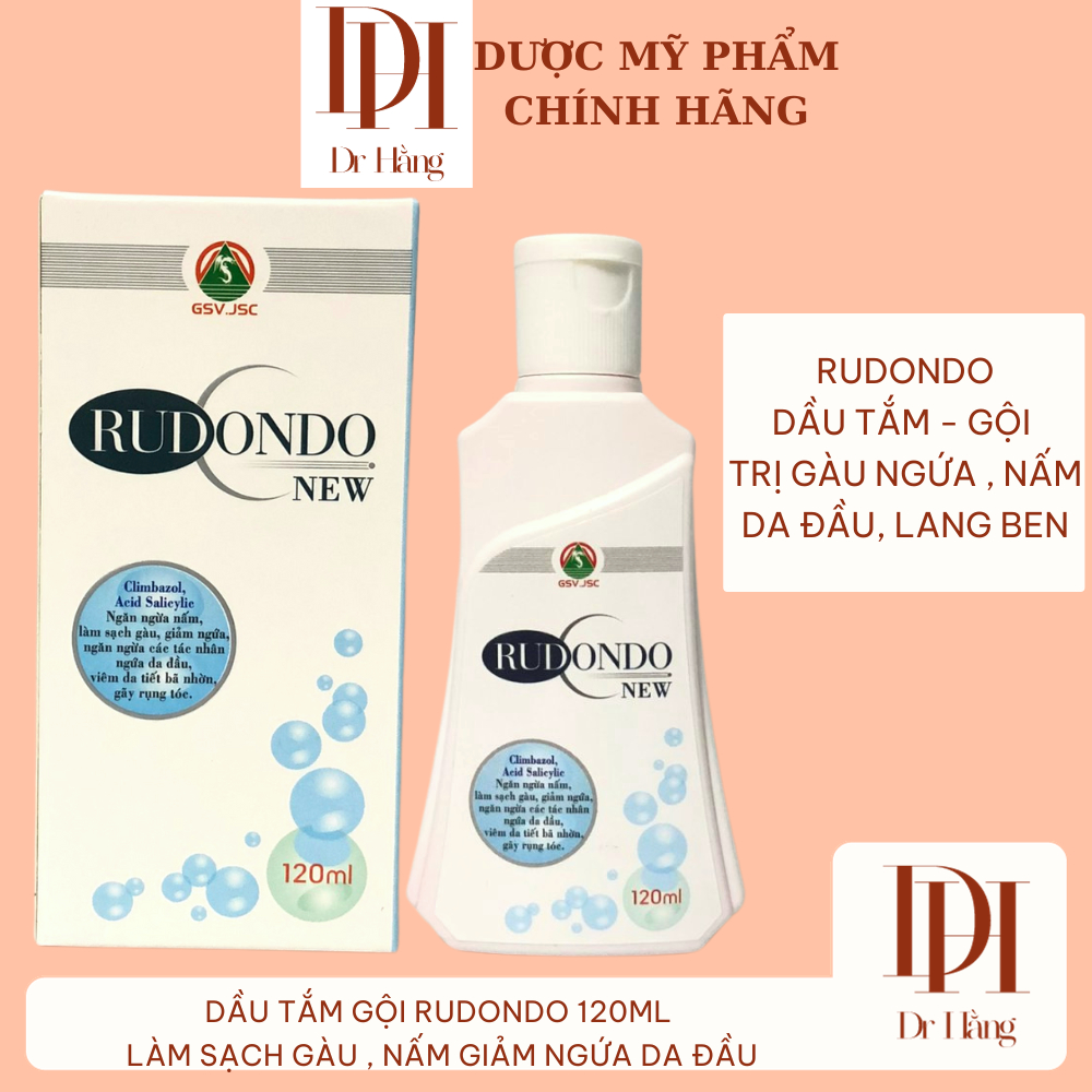 Rudondo dầu tắm gội giảm gàu ngừa n.ấ.m hiệu quả 120ml ( Mẫu mới ...