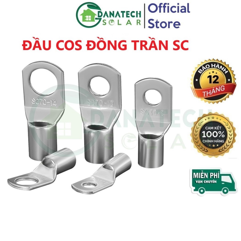 Đầu cos sc đồng mạ kẽm chất lượng cao | Chống oxy hóa | Nhiều kích ...