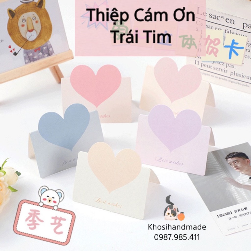 (Combo 5 Cái) Thiệp Sinh Nhật, Thiệp Chúc Mừng Hình Trái Tim | Shopee ...