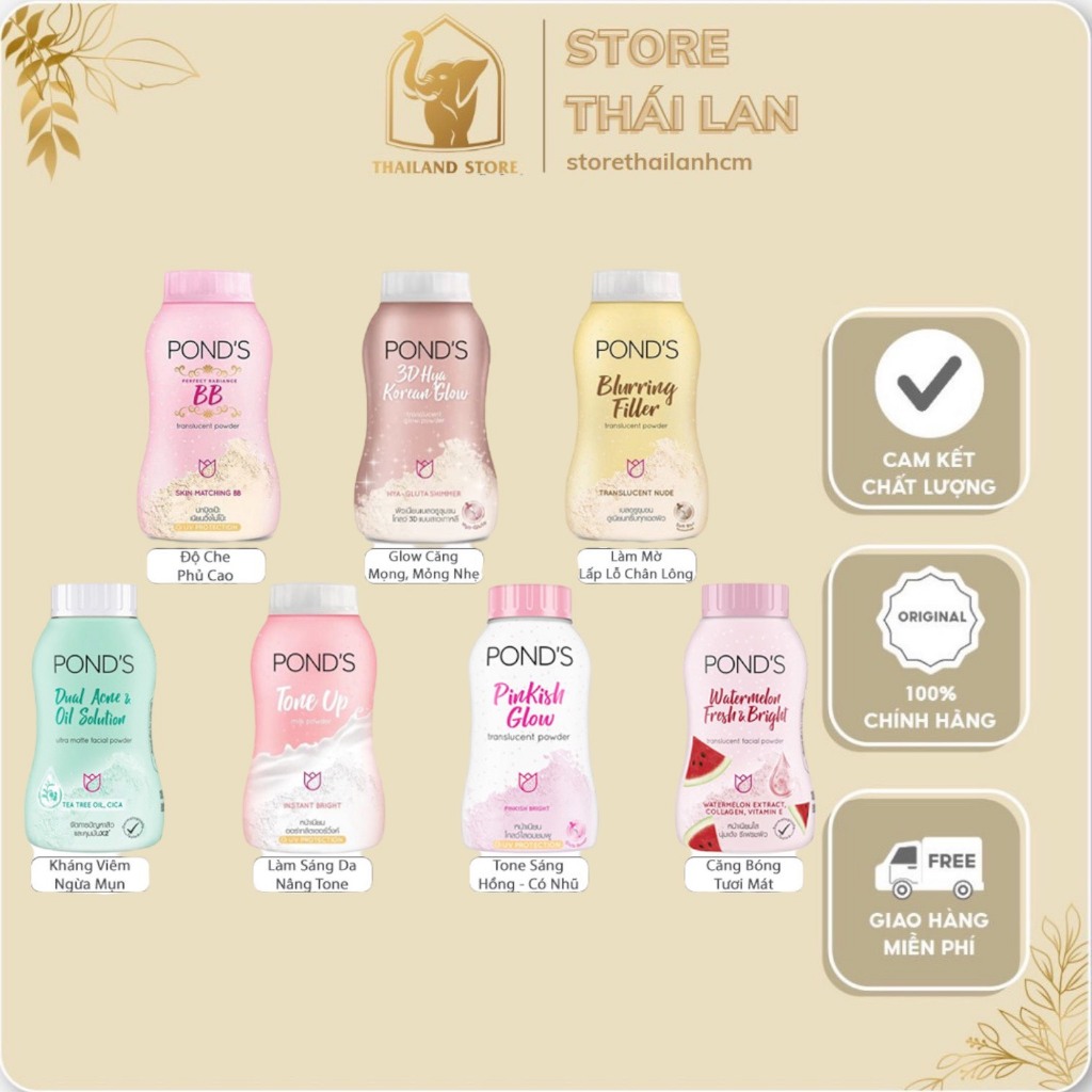 [CHÍNH HÃNG] Phấn Phủ Dạng Bột Pond's Translucent Facial Powder 50g ...