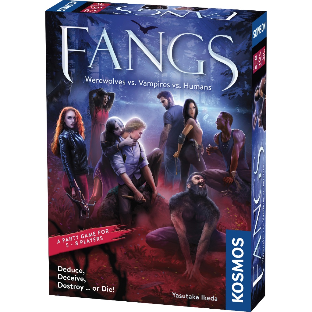 Trò chơi board game Fangs | Ma sói đại chiến Ma cà rồng Đại chiến loài ...