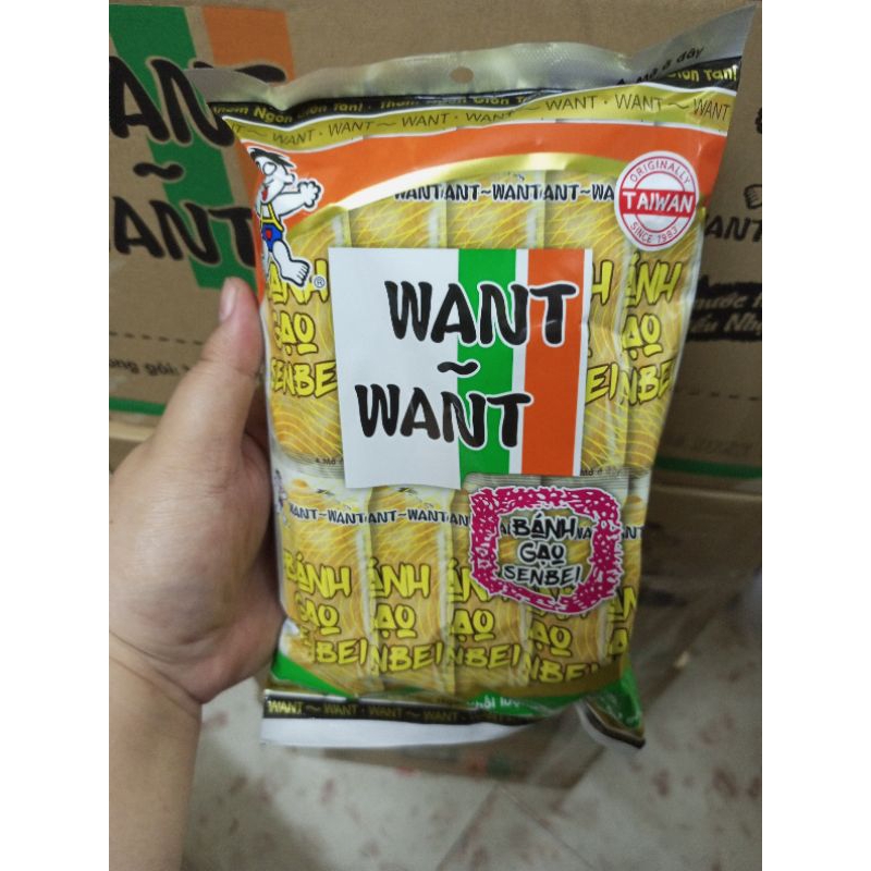 Bánh gạo mặn Want Want | Shopee Việt Nam