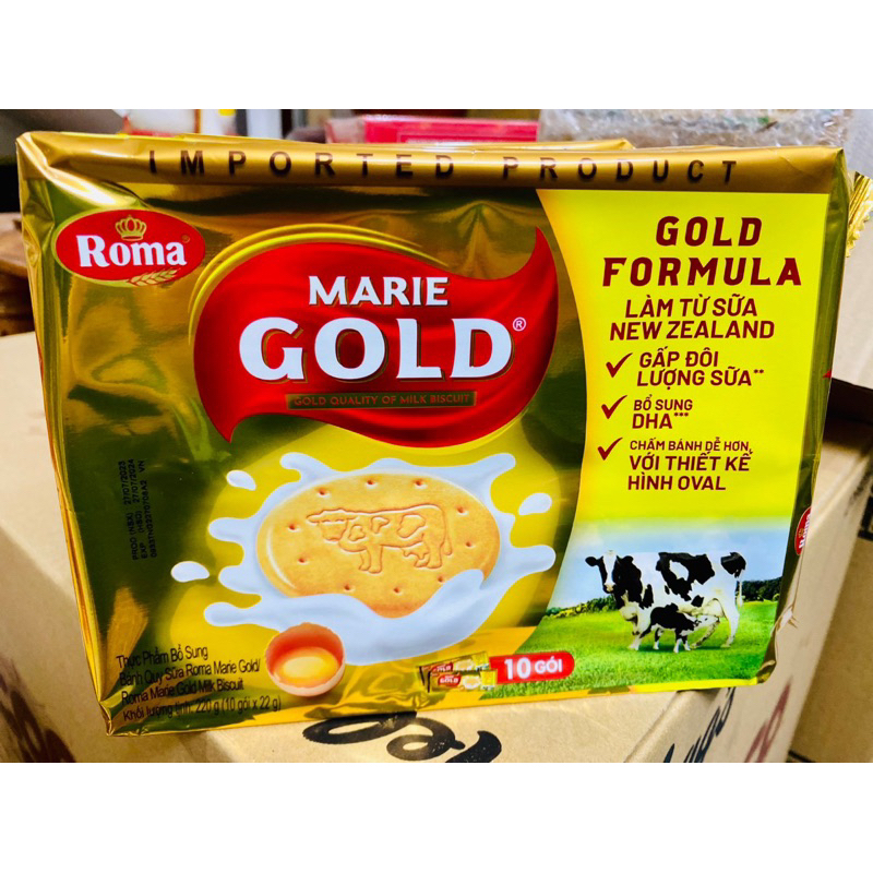 Bánh quy sữa Roma Marie Gold 220g xuất xứ Indonesia | Shopee Việt Nam