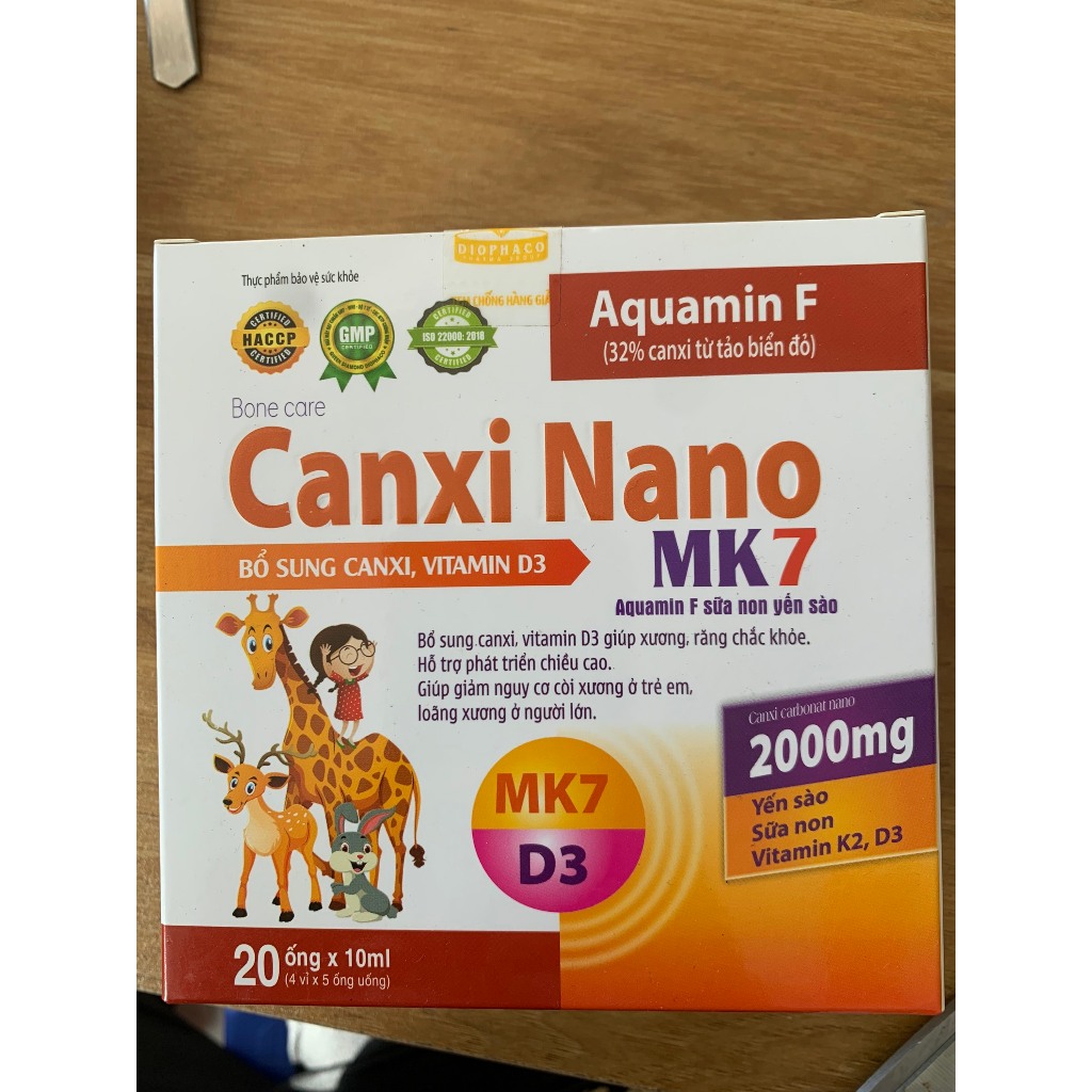 Canxi Nano (1 hôp 20 ống ) | Shopee Việt Nam