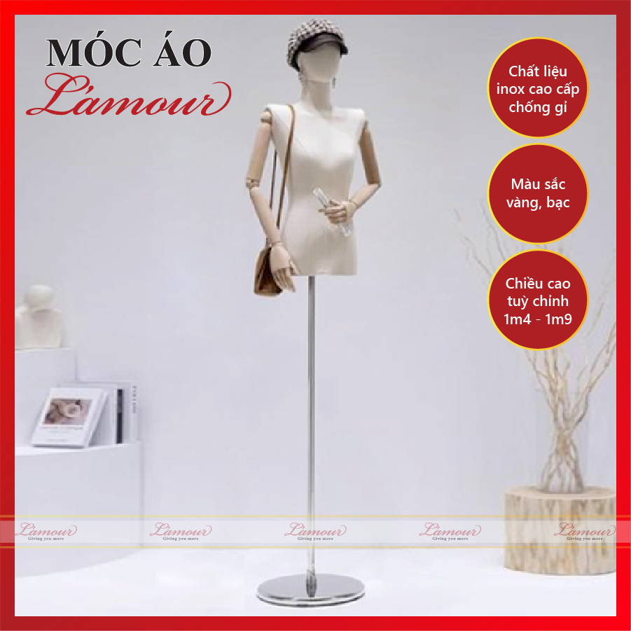 Manocanh nữ thân nhựa có tay gỗ - Hàng chất lượng 1:1 | Shopee Việt Nam