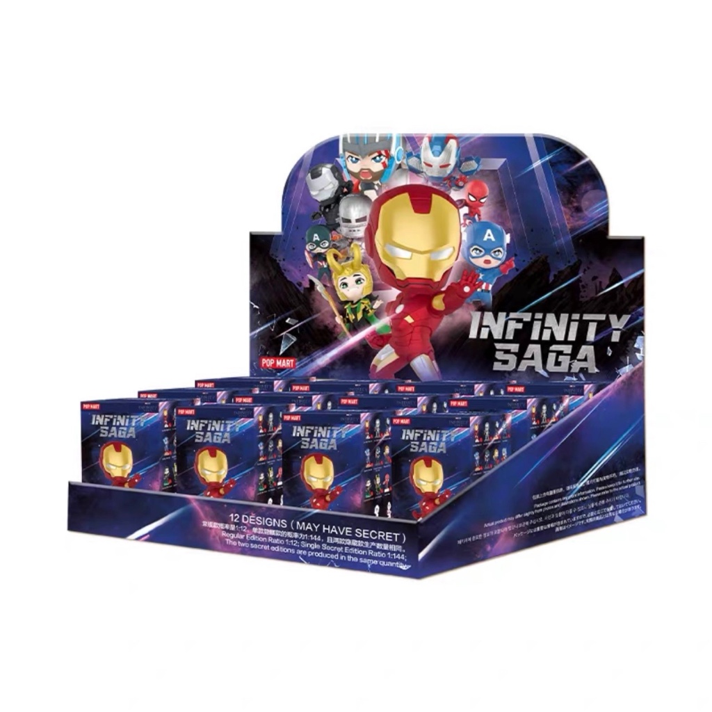 Pop Mart: Marvel Avengers Infinity Saga (Blind box set 12 hộp) | Shopee ...