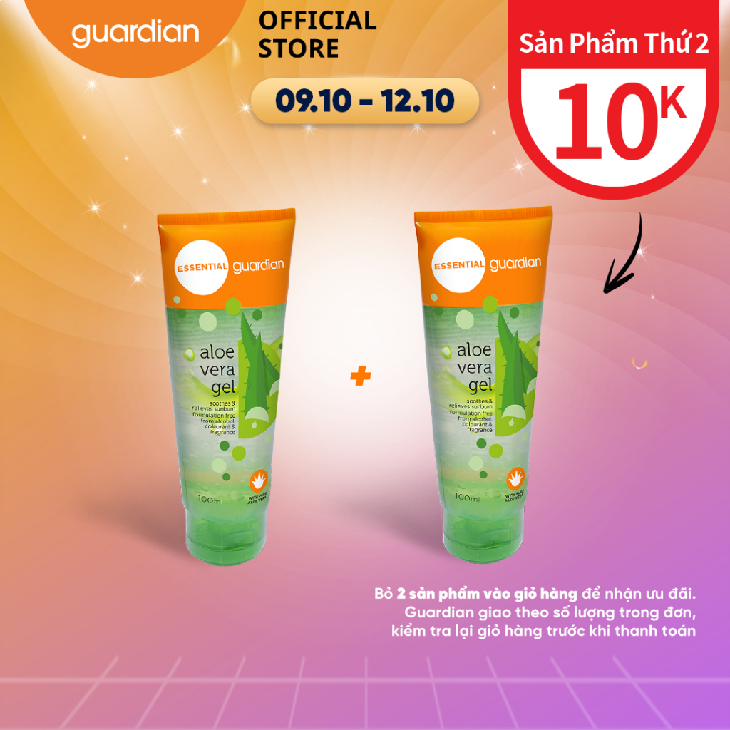 Gel Dưỡng Ẩm Guardian Aloe Vera Gel Chiết Xuất Lô Hội / Nha Đam 100ml ...