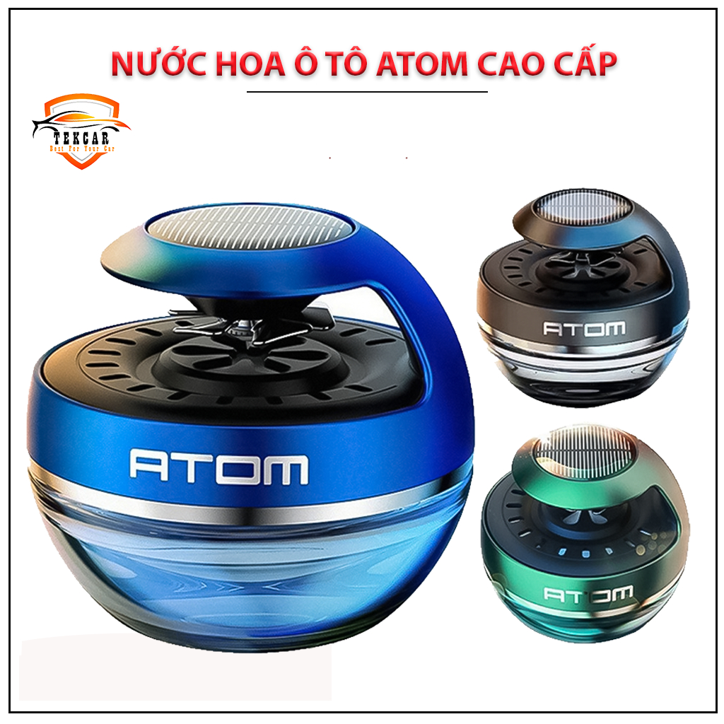 Nước hoa ATOM cao cấp Chạy năng lượng mặt trời xoay quạt tỏa hương Khử ...