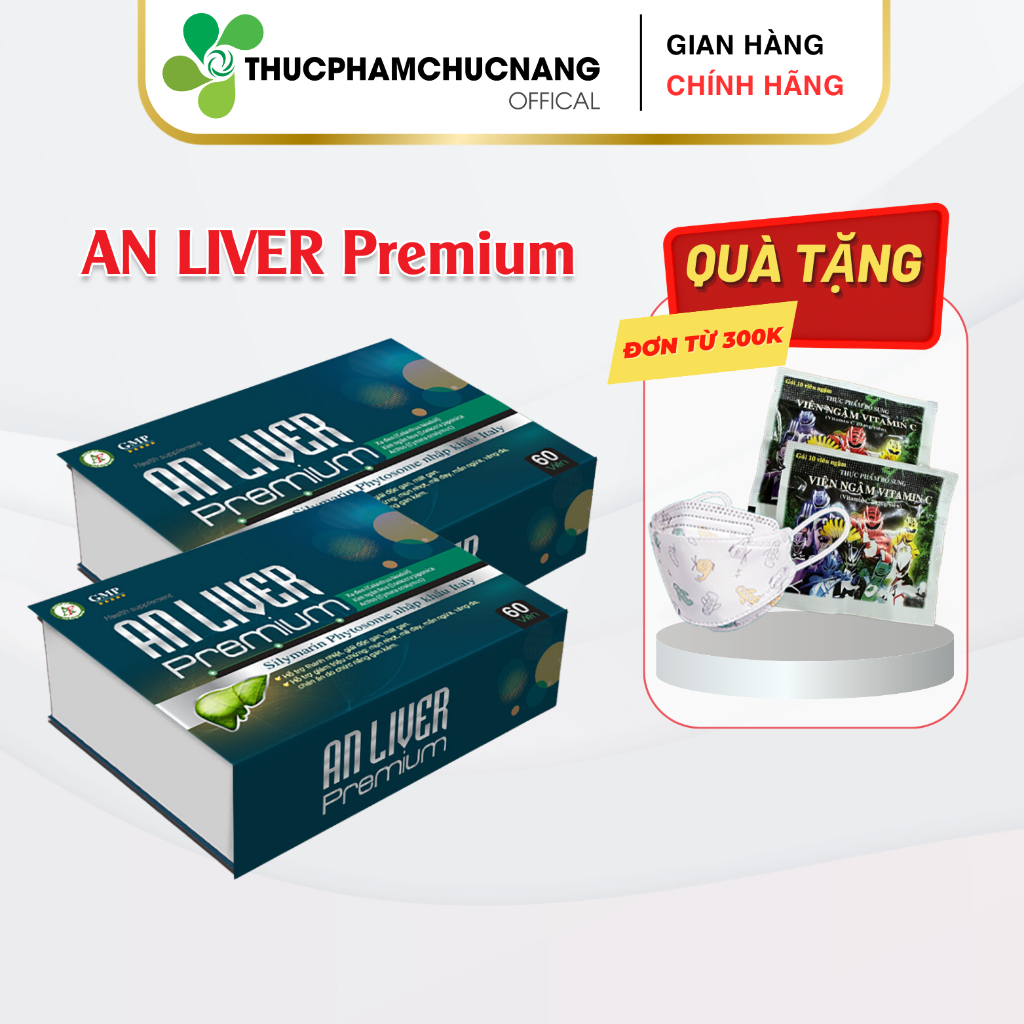 Bổ gan An Liver Premium ANFAS , thanh nhiệt, mát gan, giải độc gan (hộp ...