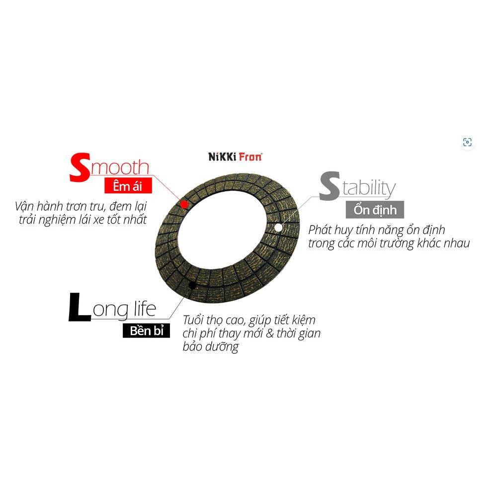 Clutch Facing Nikki Fron many sizes with material SPIRIT 01 | Shopee ...