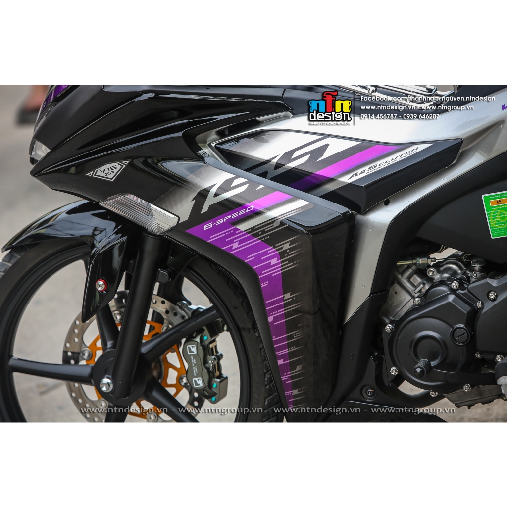 Tem Exciter 155 - Mẫu N07 (Tím) | Shopee Việt Nam