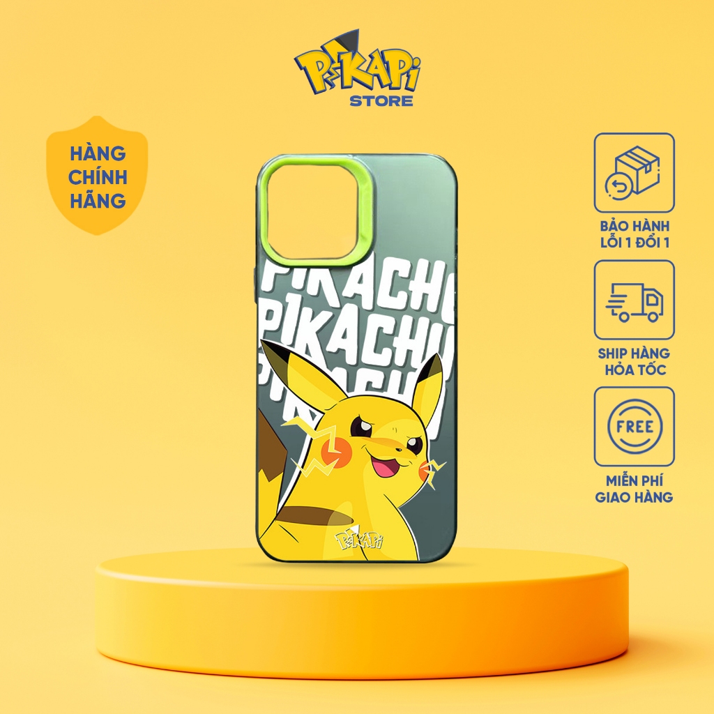 Ốp iPhone Pikachu đổi màu: chống bẩn, chống sốc, chống va dập, chống xước, thiết kế độc quyền ...