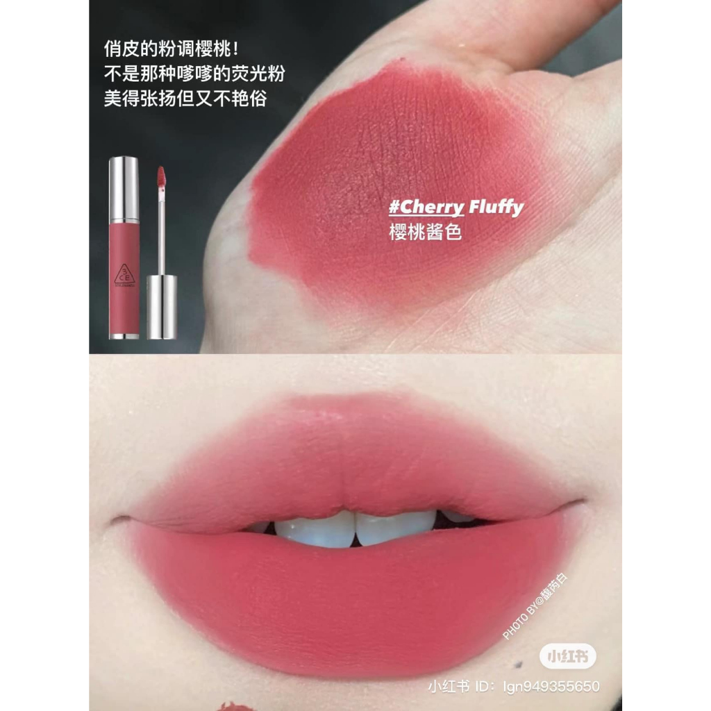 Son kem 3CE Hazy Lip Clay-3CE Toilet Paper Hipamine Whip Red Common ...