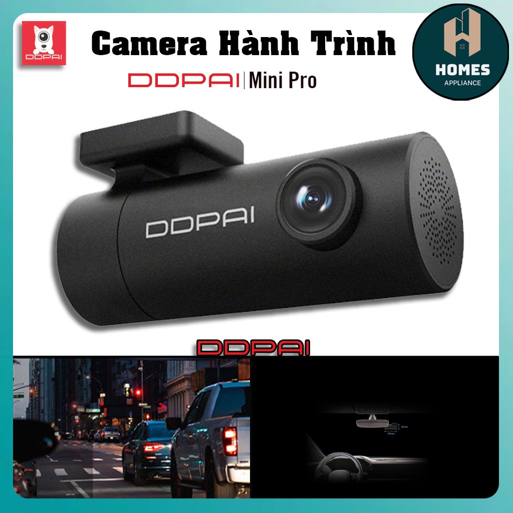 Camera Hành Trình Oto DDPai Mini Pro | Camera Oto Mini Độ Phân Giải ...