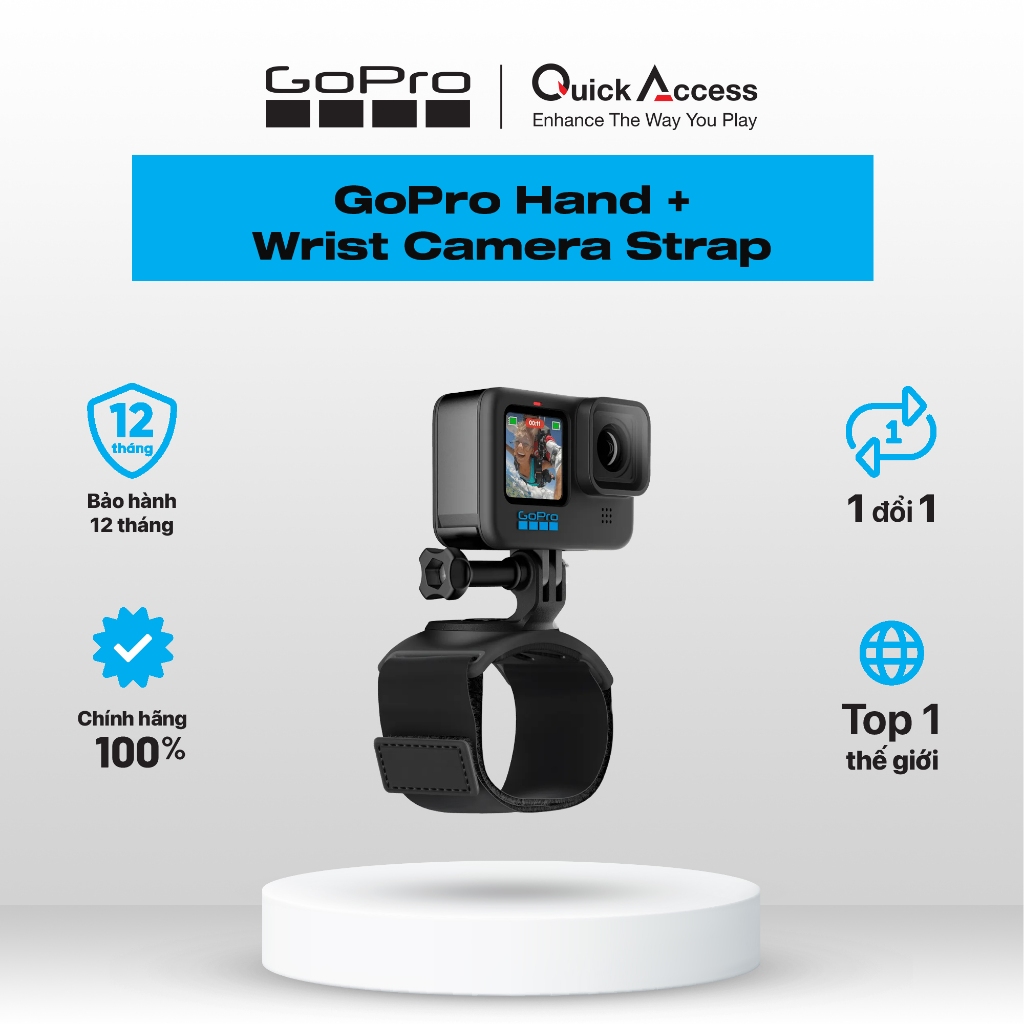 GoPro Hand + Wrist Camera Strap - Hàng chính hãng - Bảo hành 12 tháng ...