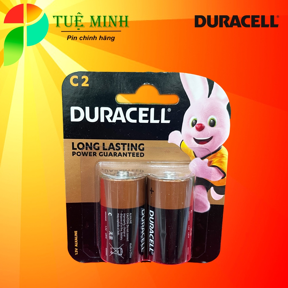 Pin Duracell C trung LR14 alkaline MN1400 1.5V chính hãng | Shopee Việt Nam