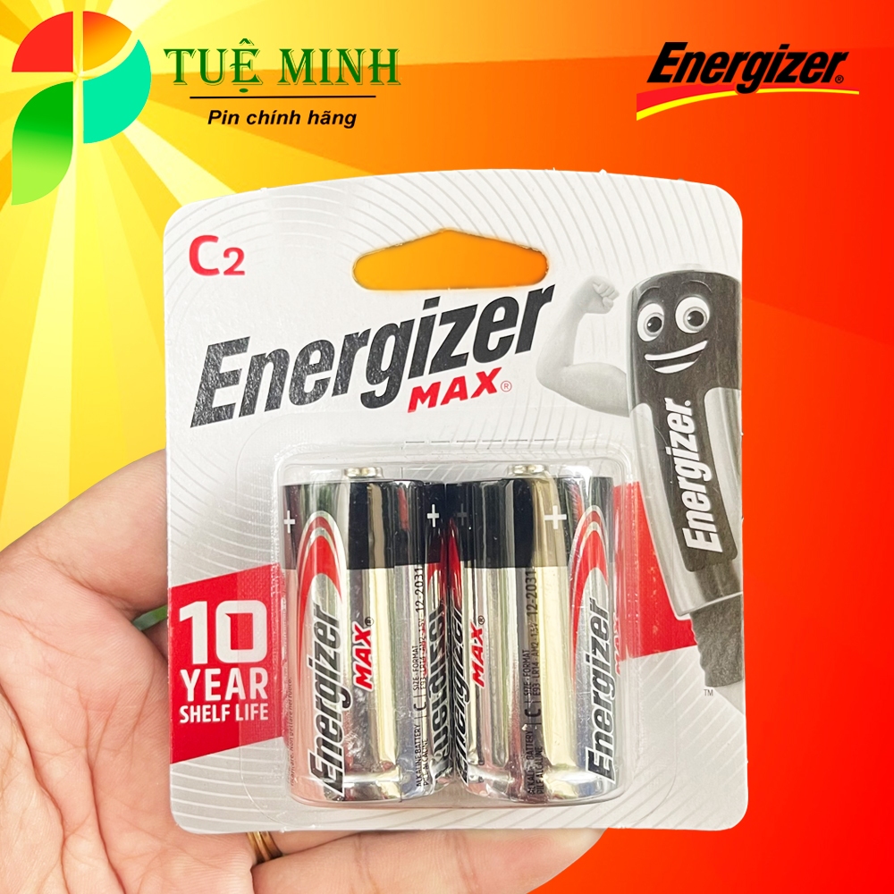 Pin Energizer TRUNG C LR14 / E93 Alkaline chính hãng ( Vỉ 2 Viên ...