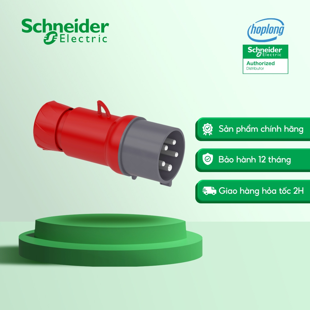 Phích cắm di động PKE32M435 Schneider 3P+N+E 32A IP44 | Shopee Việt Nam