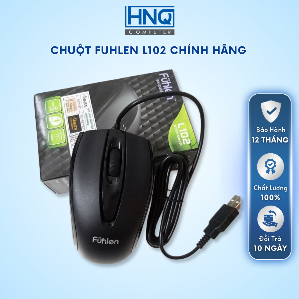 Chuột Game Fuhlen L102 Có Dây Siêu Bền Lắp Quán Game Được Bảo Hành 24 ...