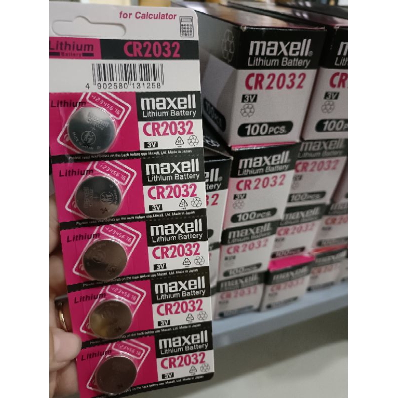 Vỉ 5 viên Pin CMOS Maxell CR2032 - 2032 Lithium 3v | Shopee Việt Nam