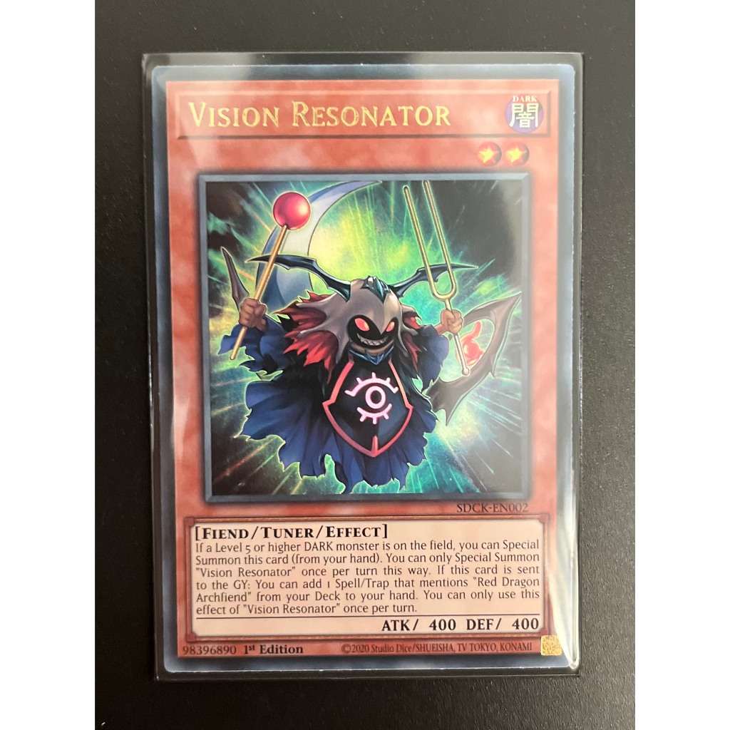 [Thẻ bài Yugioh] - [TCG-UK] - SDCK-EN002 - Vision Resonator - Ultra ...