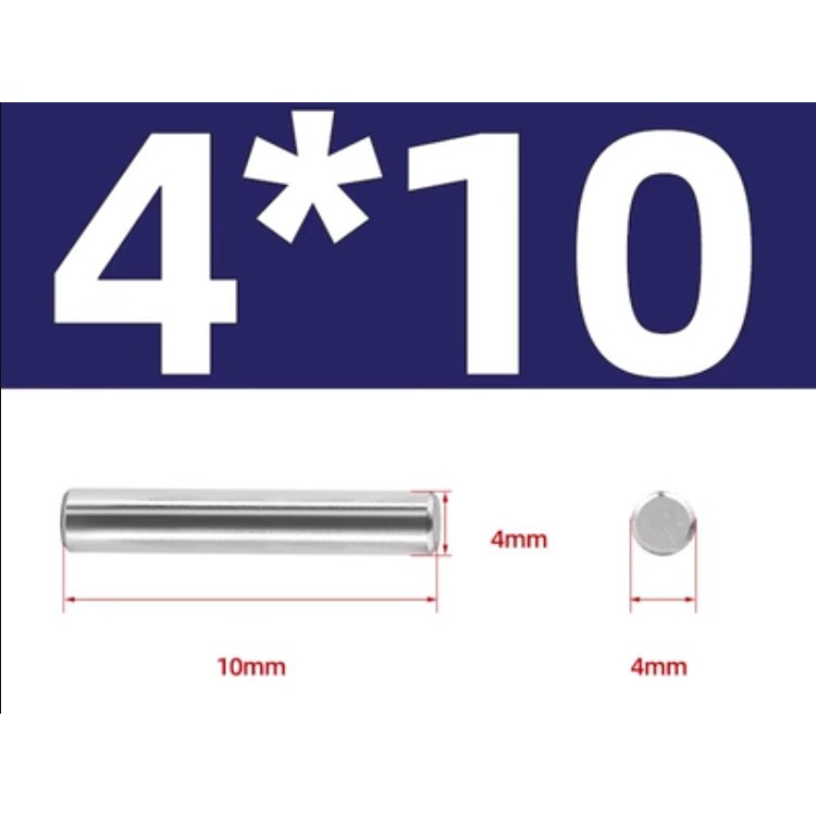 Chốt định vị, chốt PIN phi 2, 3, 4, 5, 6, 8, 10 dài 10, 15, 20 chất liệu inox 304 siêu bên không ...