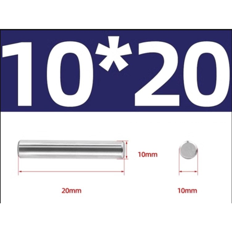 Chốt định vị, chốt PIN phi 2, 3, 4, 5, 6, 8, 10 dài 10, 15, 20 chất liệu inox 304 siêu bên không ...