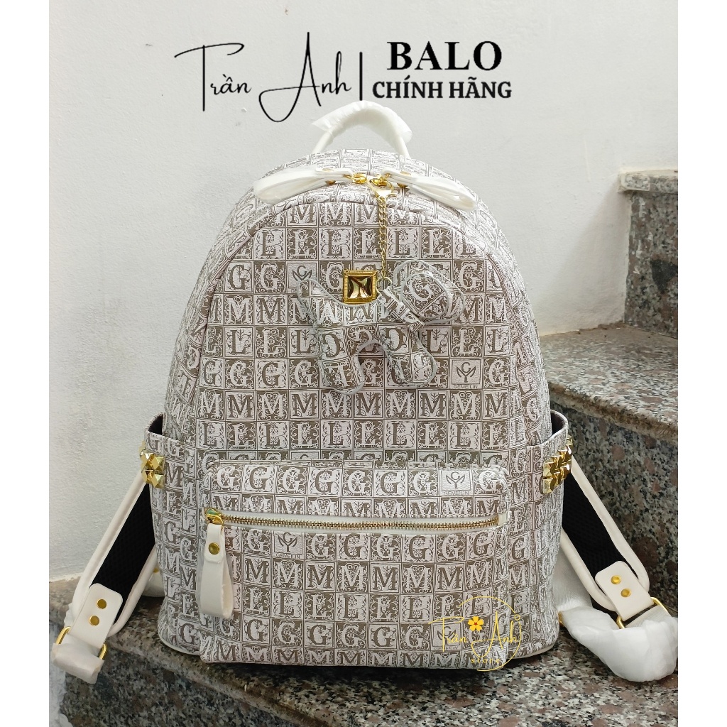 BALO M.C.M THỜI TRANG NAM NỮ PHONG CÁCH HÀN QUỐC NEW - Size 40 đựng vừa sách vở A4, Atlat địa lý ...
