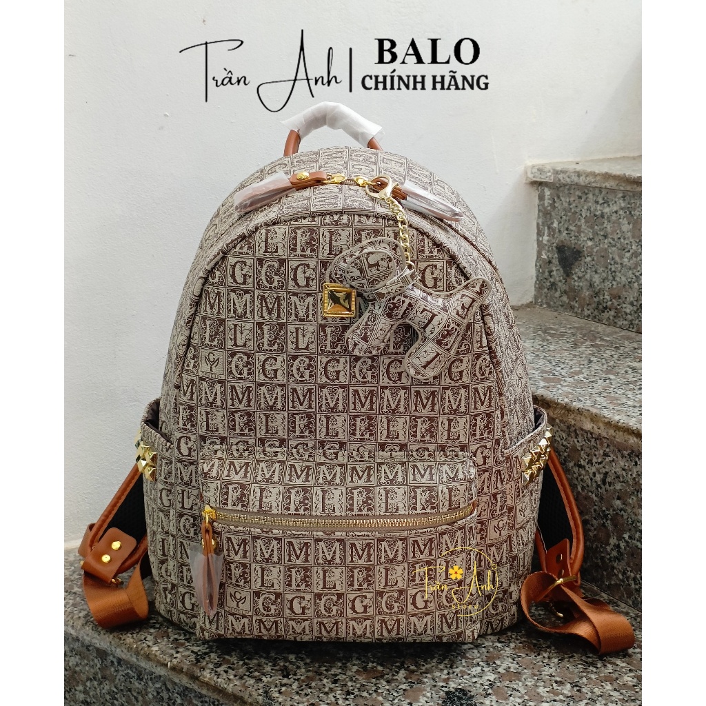BALO M.C.M THỜI TRANG NAM NỮ PHONG CÁCH HÀN QUỐC NEW - Size 40 đựng vừa sách vở A4, Atlat địa lý ...