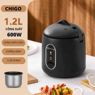 Nồi Cơm Điện Mini ChiGO 1.2L Nầu Cơm Hầm Cháo Đa Năng | Shopee Việt Nam