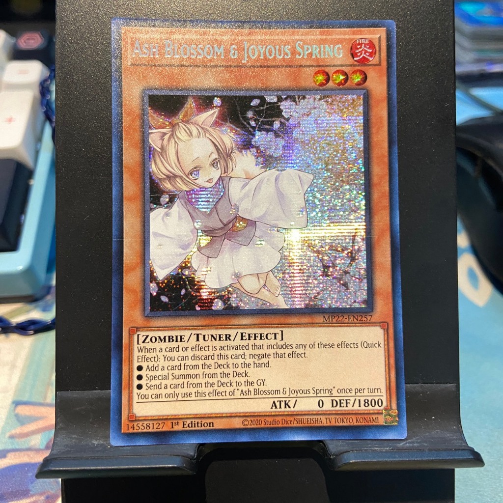[US] [ Bài Yugioh Chính Hãng ] Ash Blossom & Joyous Spring - MP22-EN257 - Prismatic Secret Rare ...