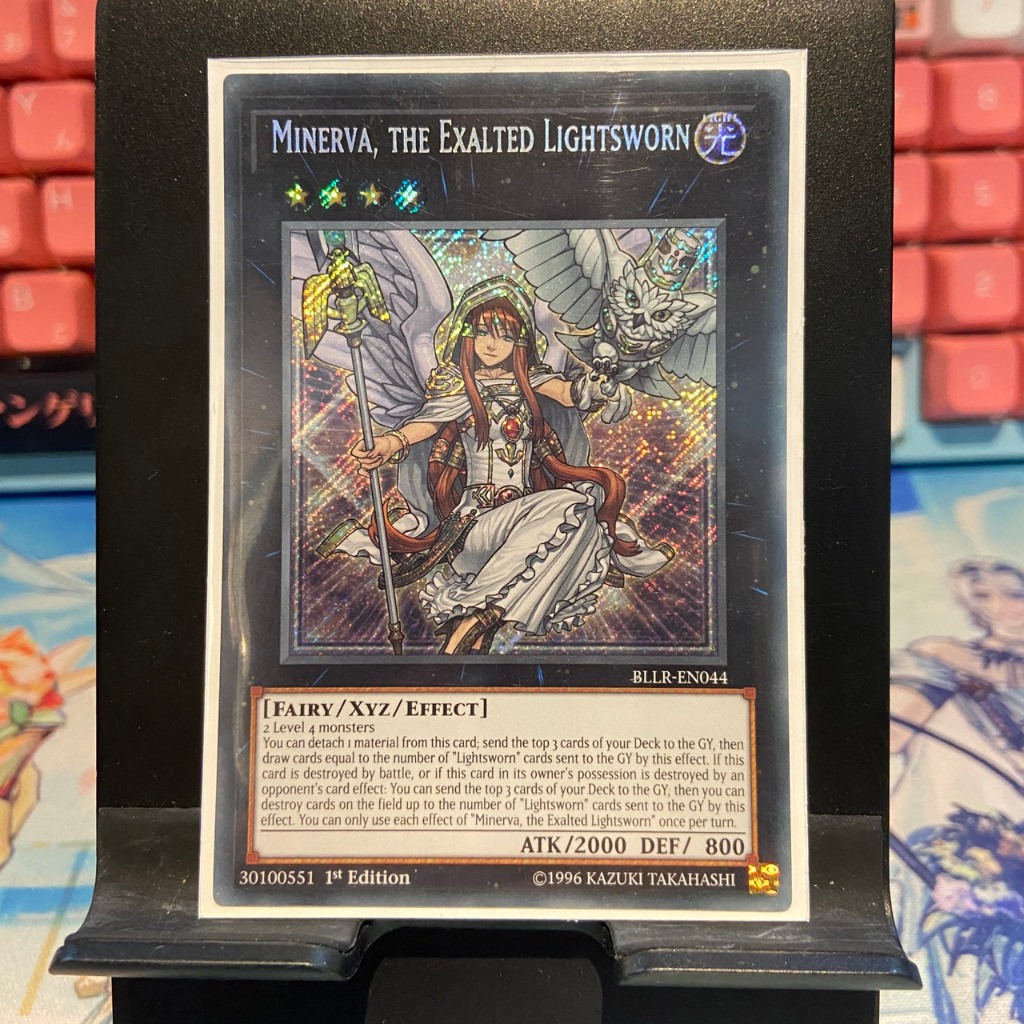 [ Bài Yugioh Chính Hãng ] Minerva, the Exalted Lightsworn - BLLR-EN044 ...