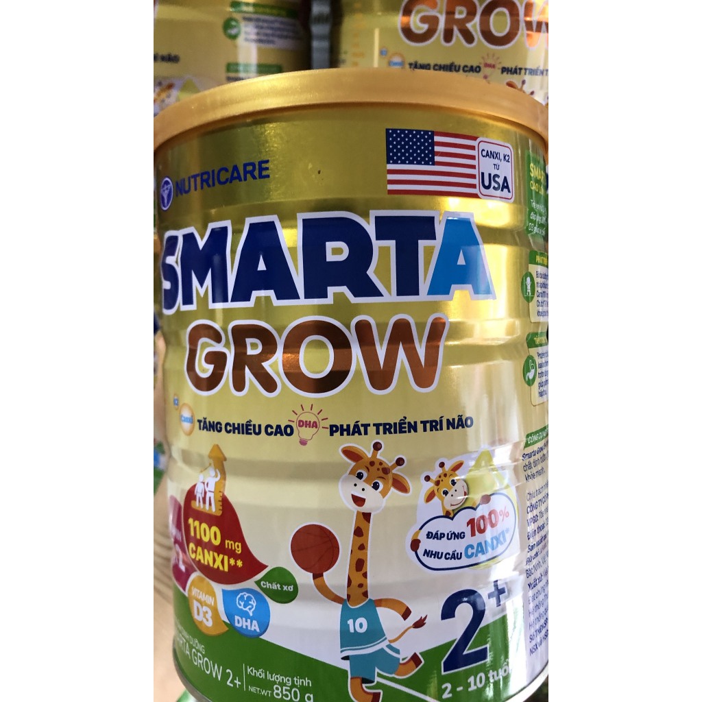 Sữa bột Smarta Grow Phát triển chiều cao, Não bộ (900g) | Shopee Việt Nam