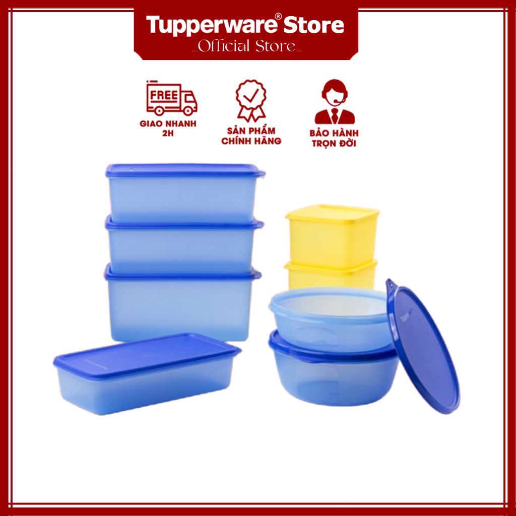 Bộ hộp trữ mát Tupperware Modern Fridge (8 hộp) | Shopee Việt Nam
