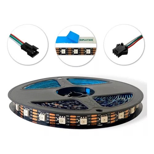 Led Dây Dán Full Color IC 2815, bỏ lỗi, 1 ic điều khiển 1 bóng | Shopee ...