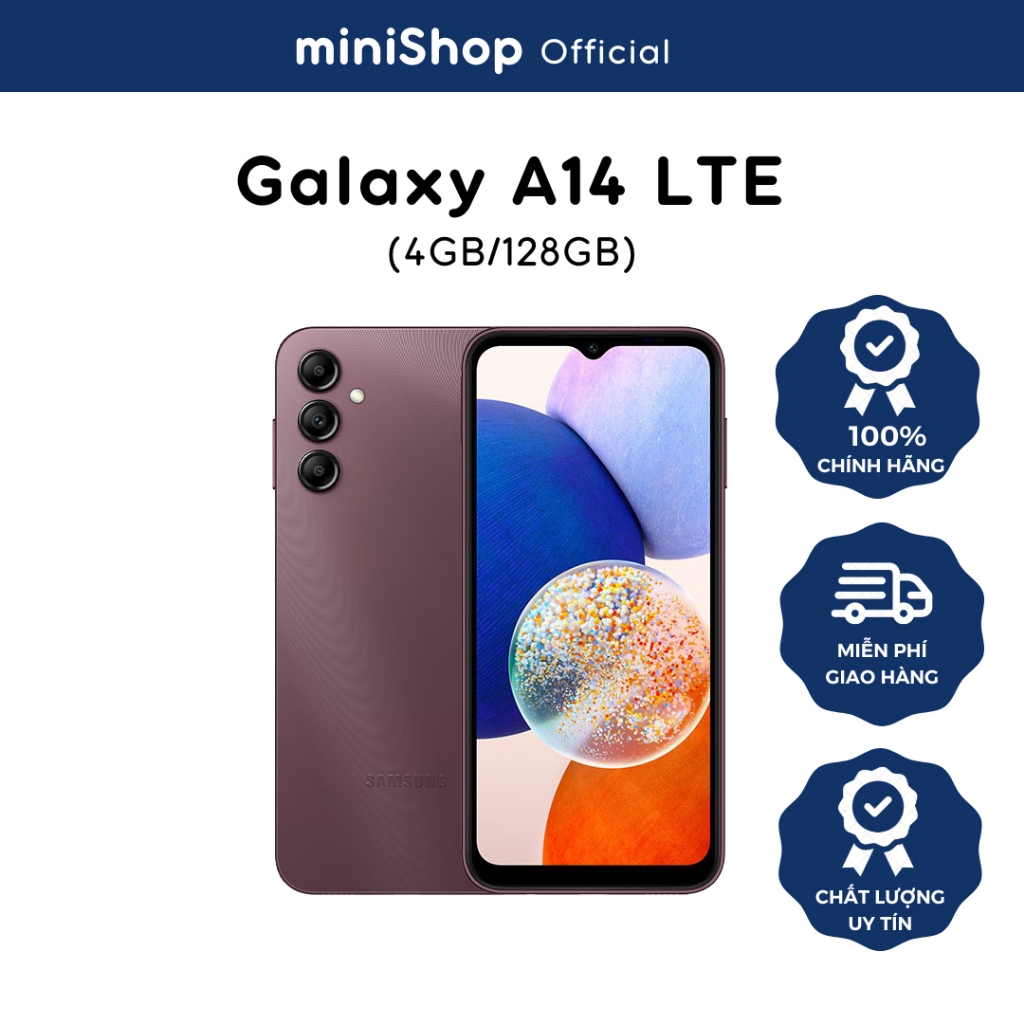 Điện thoại Samsung Galaxy A14 LTE (4GB/128GB) - Hàng Chính Hãng ...