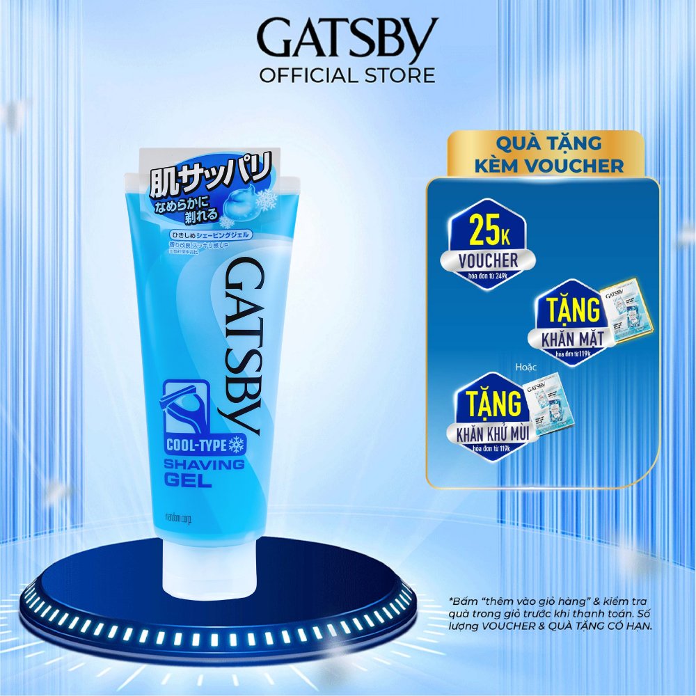 Gel Cạo Râu Mát Lạnh GATSBY Shaving Gel N Cool-Type 205g | Shopee Việt Nam