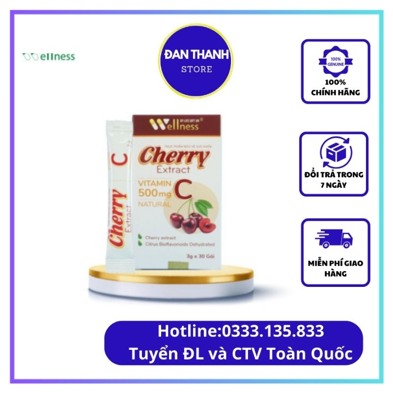 Vitamin C Cherry Extract hỗ trợ tăng cường sức khỏe,nâng cao đề kháng ...