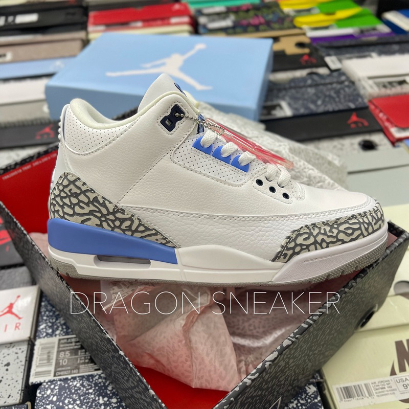 Giày Air Jordan 3 Retro University blue | Bản cao cấp | Shopee Việt Nam