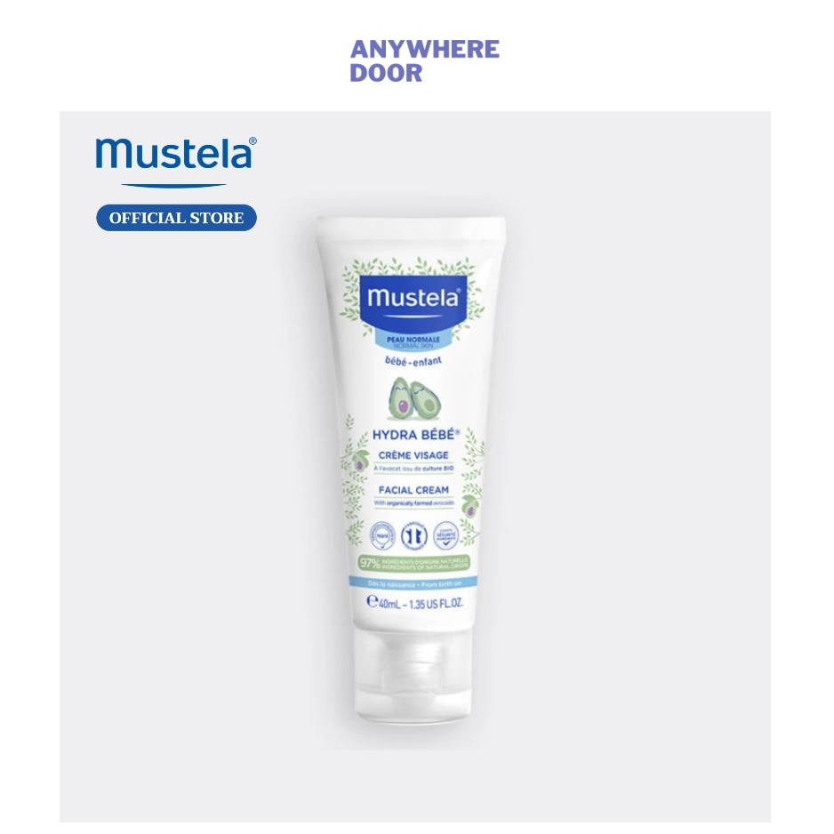 Kem Dưỡng Mặt Da Thường Mustela Hydra Bebe Facial Cream 40ml | Shopee ...